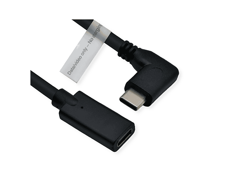 ROLINE Type C Video Kabel, USB-C (DP Alt Mode) Extension Kabel C-C, M/F ...