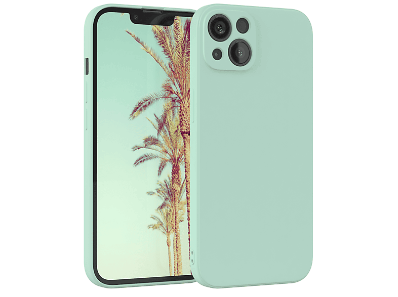 EAZY CASE TPU Silikon Handycase Matt, Backcover, Apple, iPhone 13, Mint Grün | MediaMarkt