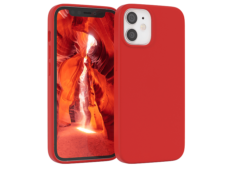 EAZY CASE Premium Silikon Handycase, Backcover, Apple, iPhone 12 Mini ...