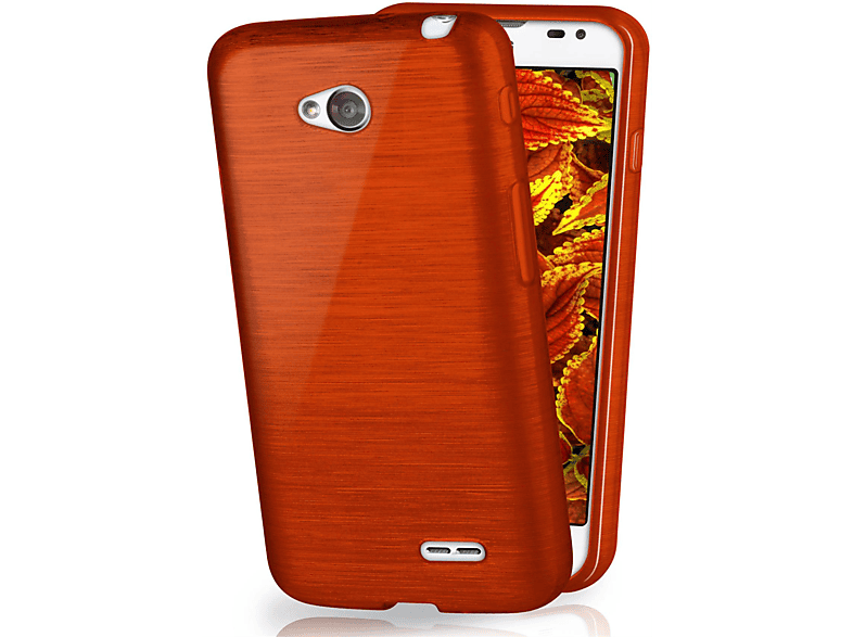 MOEX Brushed Case, Backcover, LG, L65, Indian-Red | MediaMarkt