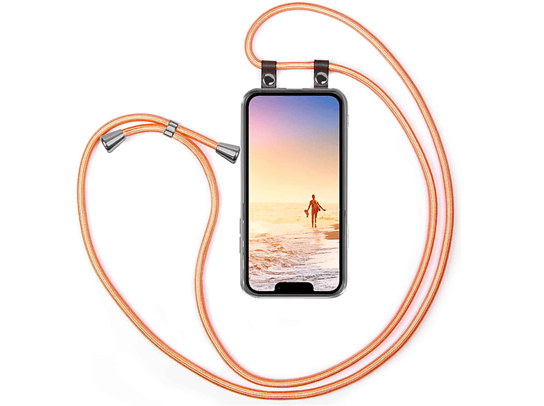 MOEX Handykette, Backcover, Apple, iPhone 13 mini, Shiny Coral | MediaMarkt