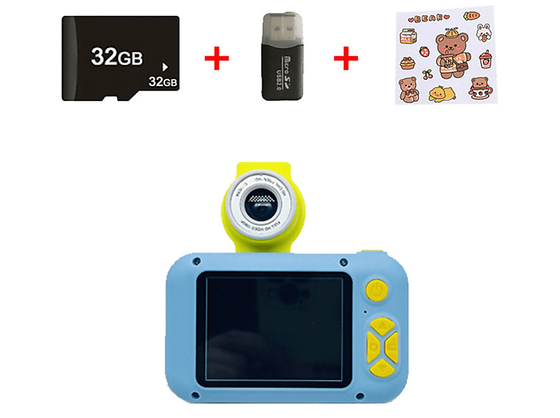 Cámara compacta - KINSI X101 Reversible, 1080 pixels, Azul | MediaMarkt