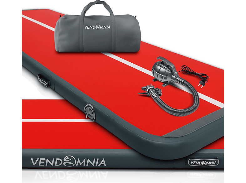 VENDOMNIA AIR Tracking TRACK Matte Gymnastikmatte, Rot-Grau | SATURN