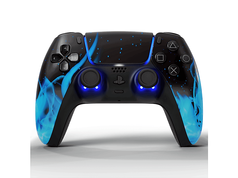LUXCONTROLLER PS5 Custom Design LED Controller mit 2 Paddles für PlayStation5, Wireless ...