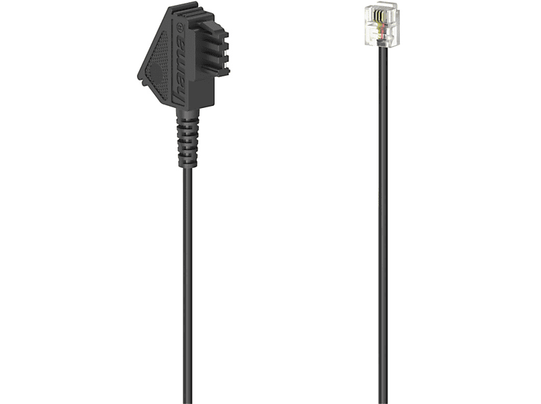 HAMA 6p4c, Telefonkabel, 15 m | MediaMarkt