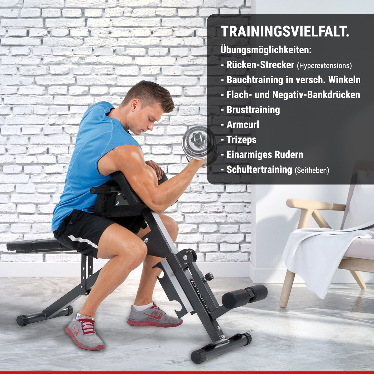 FINNLO Ab&Back Trainer Bauchtrainer / Rückentrainer, Schwarz | SATURN