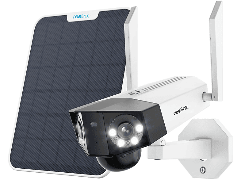 REOLINK Duo 2 LTE+Solarpanel(6W), Überwachungskamera, Auflösung Foto: 6MP, Auflösung Video: 6MP ...