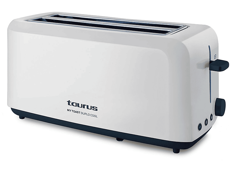 Tostadora | TAURUS TO1450, 1450 W, 2 ranuras, Blanco | MediaMarkt