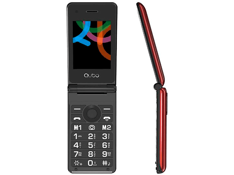 Móvil básico | QUBO X-28BRD, Red, 1000 mAh | MediaMarkt