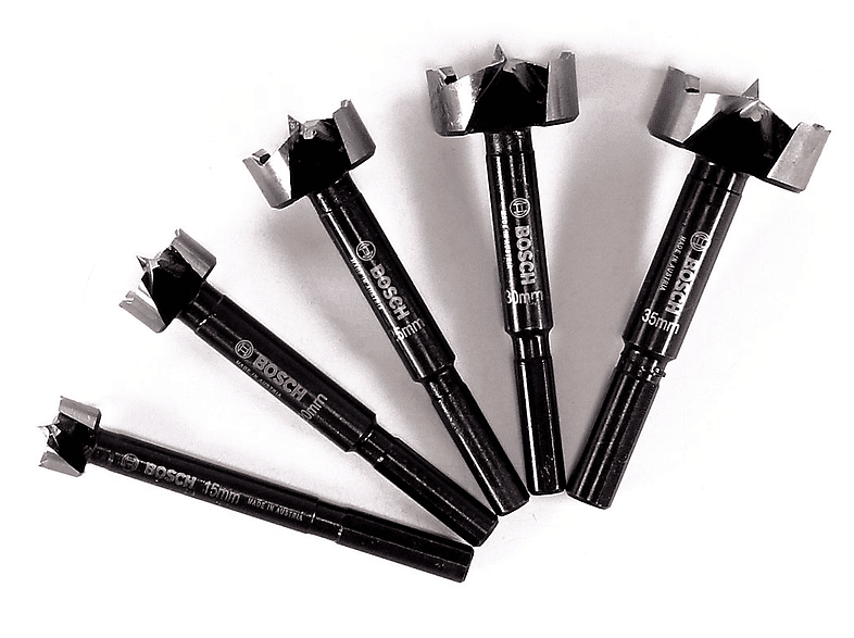 BOSCH PROFESSIONAL Bosch Forstner Bohrer Flachfräsbohrer Set, Blua ...