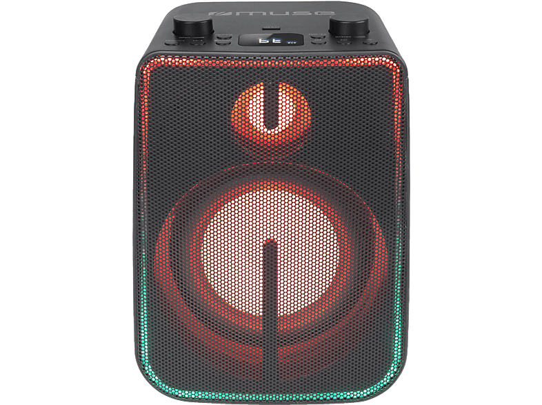 MUSE M-1802 DJ Party Box, schwarz | MediaMarkt