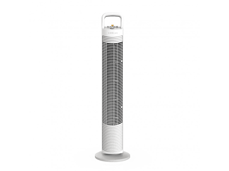 Ventilador de Torre - NEWLUX W80 (45W) Blanco, 45 W, 3 velocidades, Blanco | MediaMarkt