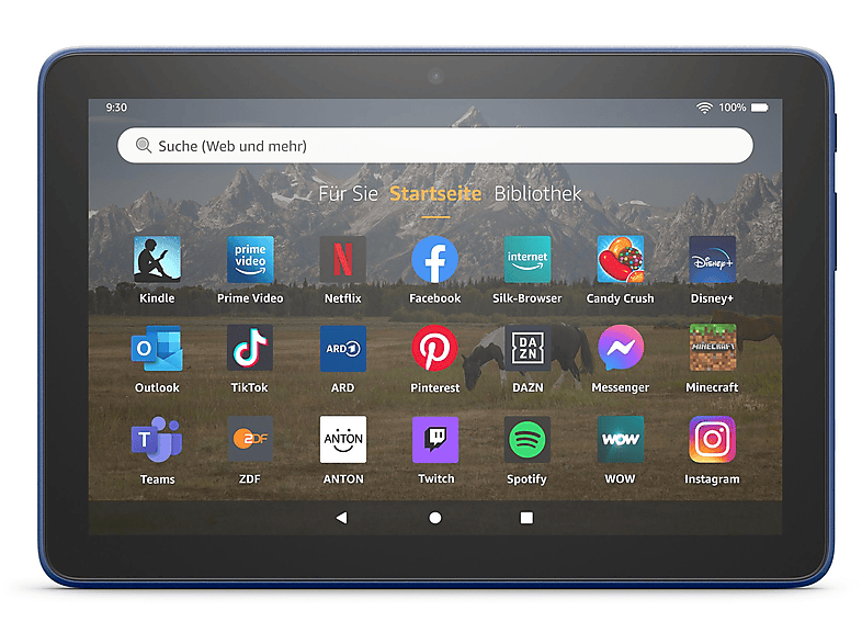 AMAZON FIRE HD 8 TABLET 8-IN HD ED 2022 BLUE, Tablet, 32 GB, 8 Zoll ...