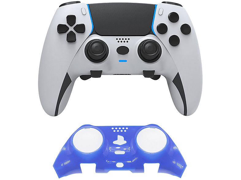 KINSI Für PS5 Controller Ersatzhülle, Gamepad-Zubehör, blau | MediaMarkt