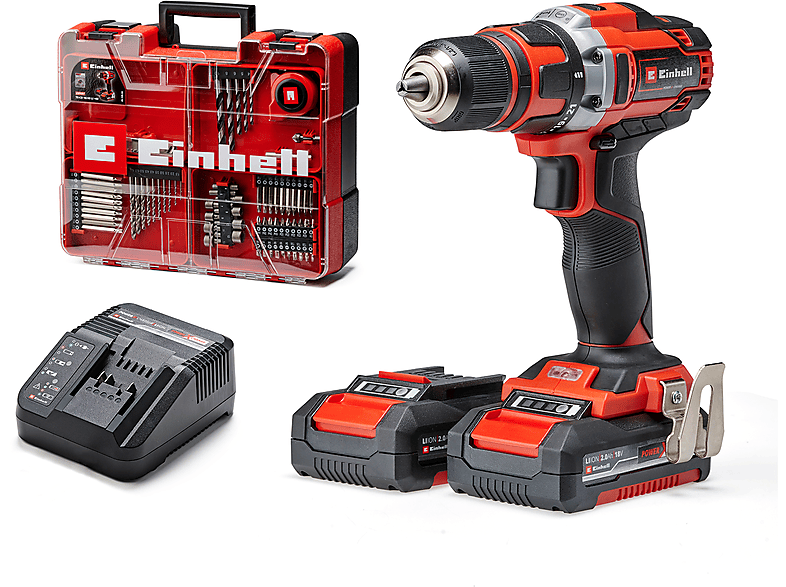 EINHELL TE-CD 18/40 Li +69 (2x2,0 Ah) Akku-Bohrschrauber-Set | MediaMarkt