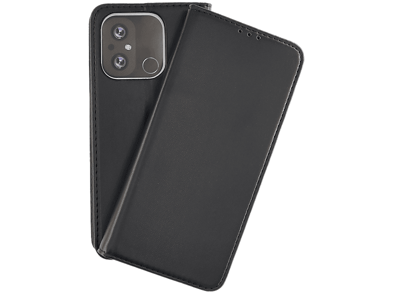 JAMCOVER Bookcase Smooth & Safe, Bookcover, Xiaomi, Redmi 12C, Schwarz ...