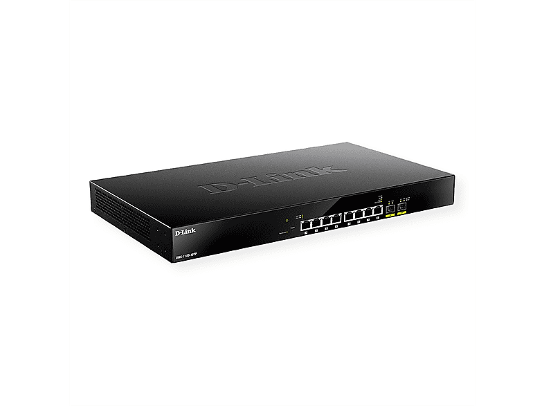 D-LINK DMS-1100-10TP 10-Port Switch PoE Multi-Gigabit Smart Managed PoE ...