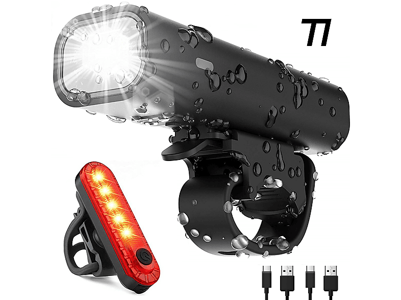 TIKKENS LED Fahrradlicht Set | MediaMarkt