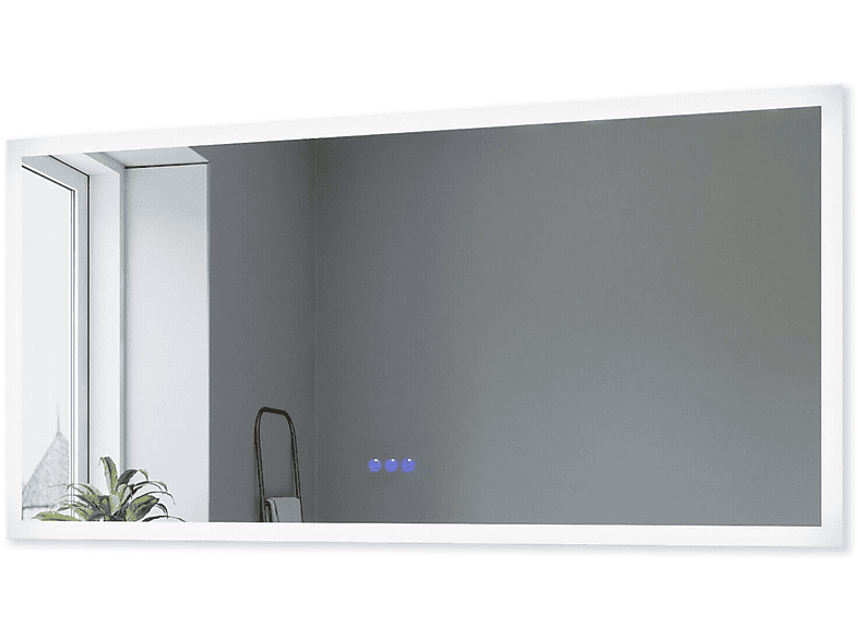 AQUABATOS LED Badezimmer Wandspiegel mit Beleuchtung Badspiegel ...