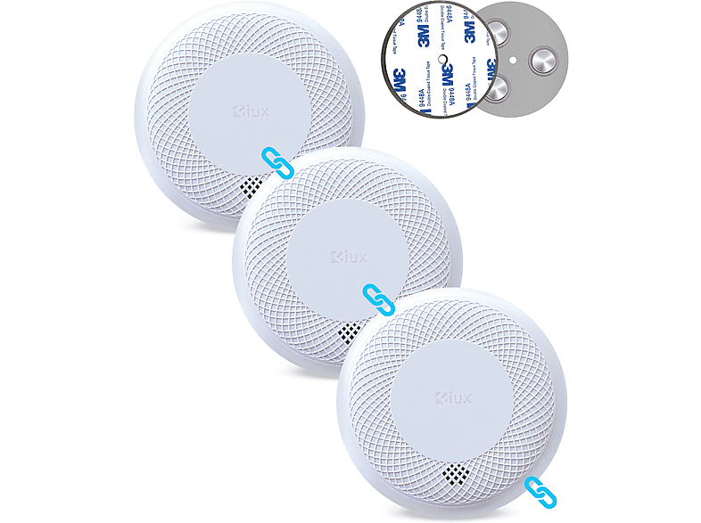 FIUX FXC-2 (3) Rauchmelder und Kohlenmonoxiddetektor, weiß | MediaMarkt