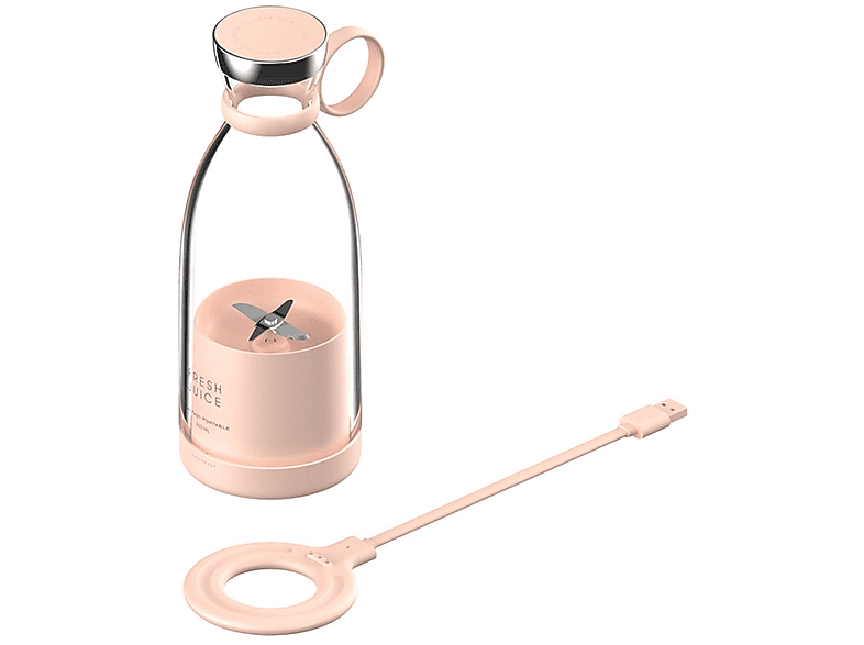 SYNTEK Entsafter Rosa USB-Ladegerät Kabelloser Entsafter Mixer Rosa ...