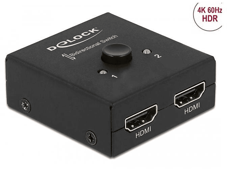 DELOCK Delock 64072 Delock HDMI 2 | 1 Umschalter bidirektional 4K 60 Hz ...