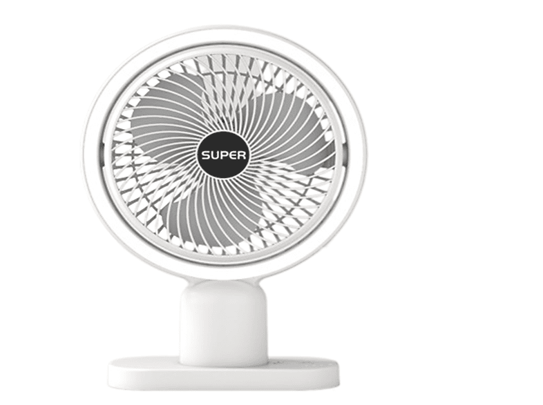 SYNTEK Lüfter weiß Mini aufladen großen Wind USB Lüfter Fans Weiß ...