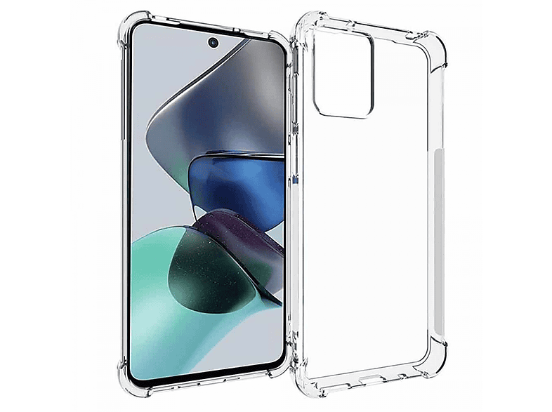 CASEONLINE Shockproof, Backcover, Motorola, Moto G23, Transparent ...