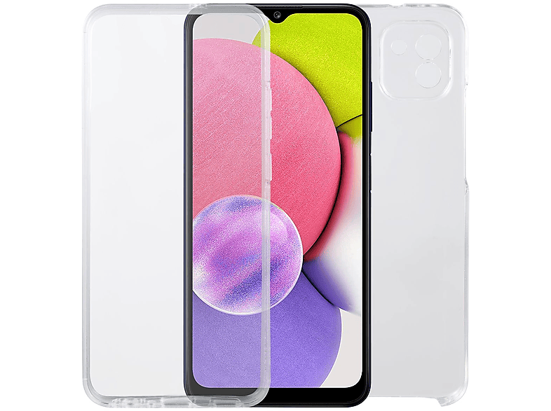 WIGENTO 360 Grad Fullbody Hülle Silikon Robust, Full Cover, Samsung ...