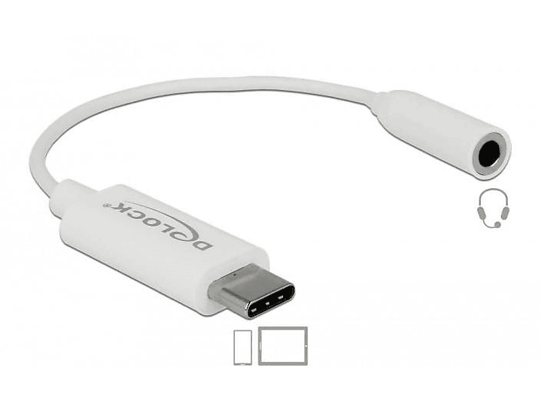 DELOCK 65925 Adapter, Weiß | MediaMarkt