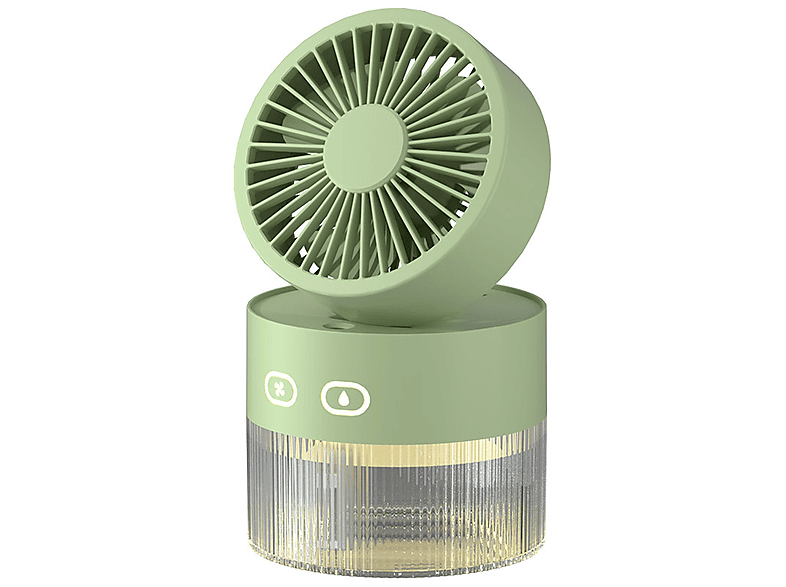 SYNTEK Wassergekühlter Ventilator grün usb mini faltbar spray ...