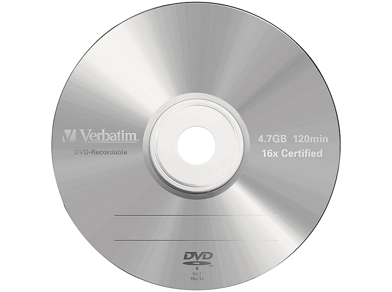 VERBATIM 43519 DVD-R 4,7 16X 5ER JC Rohling | MediaMarkt