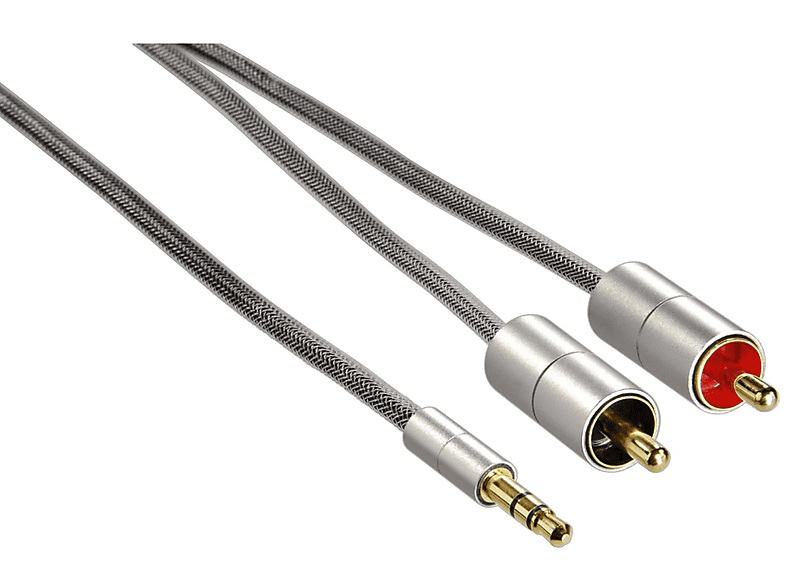 HAMA 080865 VERB.3.5ST.2CIN ALULIN.2M, Kabel, 2 Meter | MediaMarkt
