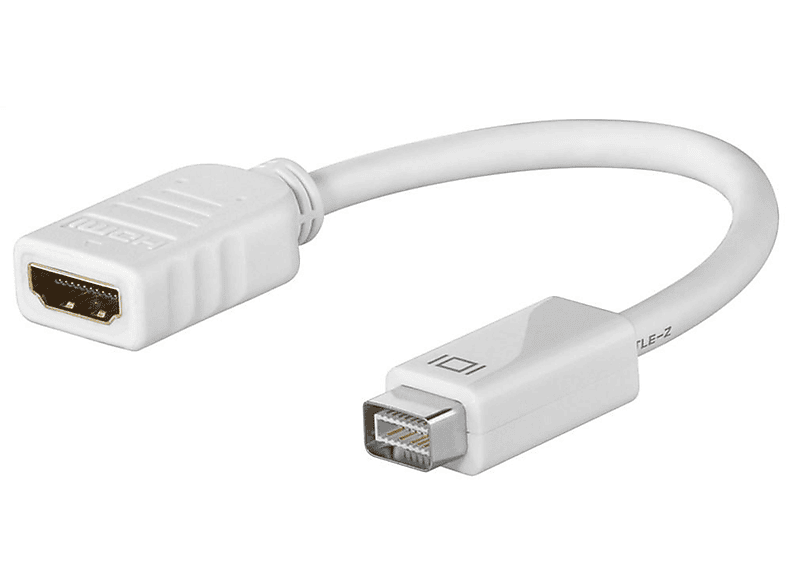 GOOBAY 51745 ADAPTER MINI DVI MINI DVI M/HDMI F, Adapter, 0,1 Meter ...