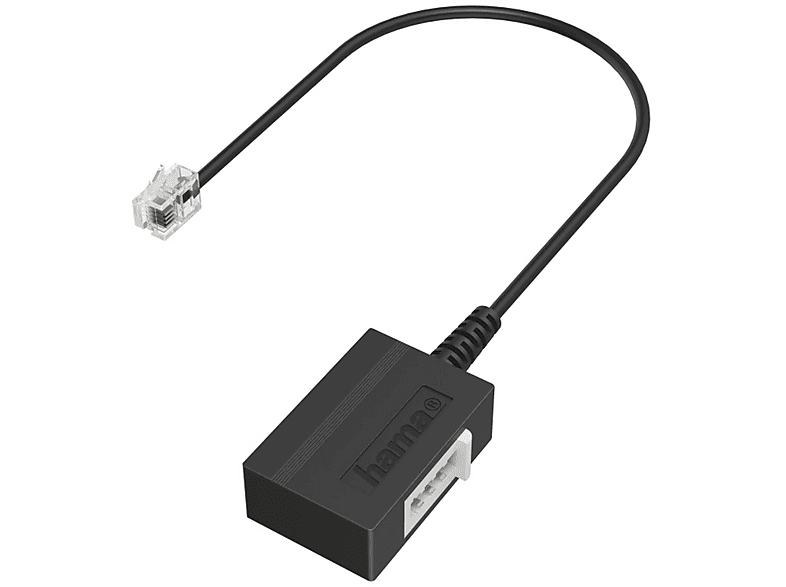 HAMA 201130 TELEFON-ADAPTER, 6P4C | TAE-, Telefon-Adapter, 0,2 Meter ...