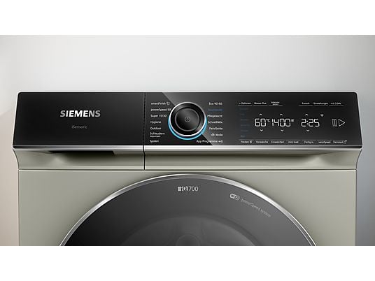 SIEMENS WG 44 B 20 X 40 iQ700 Waschmaschine (9 kg, 1257 U/Min., A ... SIEMENS WG 44 B 20 X 40 iQ700 Waschmaschine (9 kg, 1257 U/Min., A ...