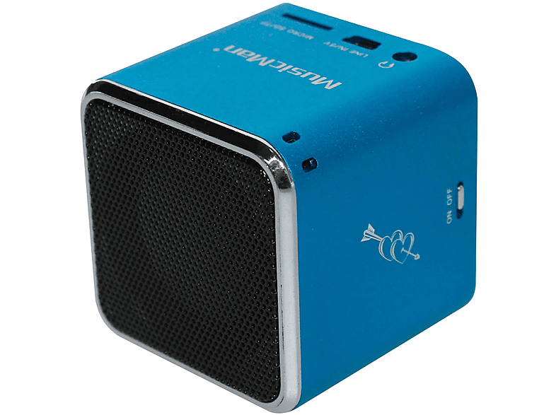 TECHNAXX 3530 MINI MUSICMAN SOUNDSTATION BLAU Lautsprecher, Blau ...