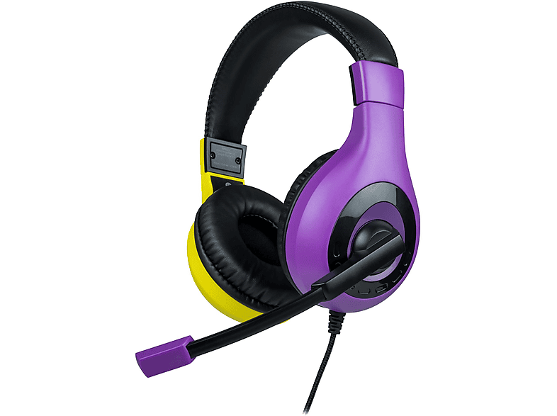 BIGBEN BB017663 STEREO GAMING-HEADSET V1 PURPLE/YELLOW SW, Over-ear ...