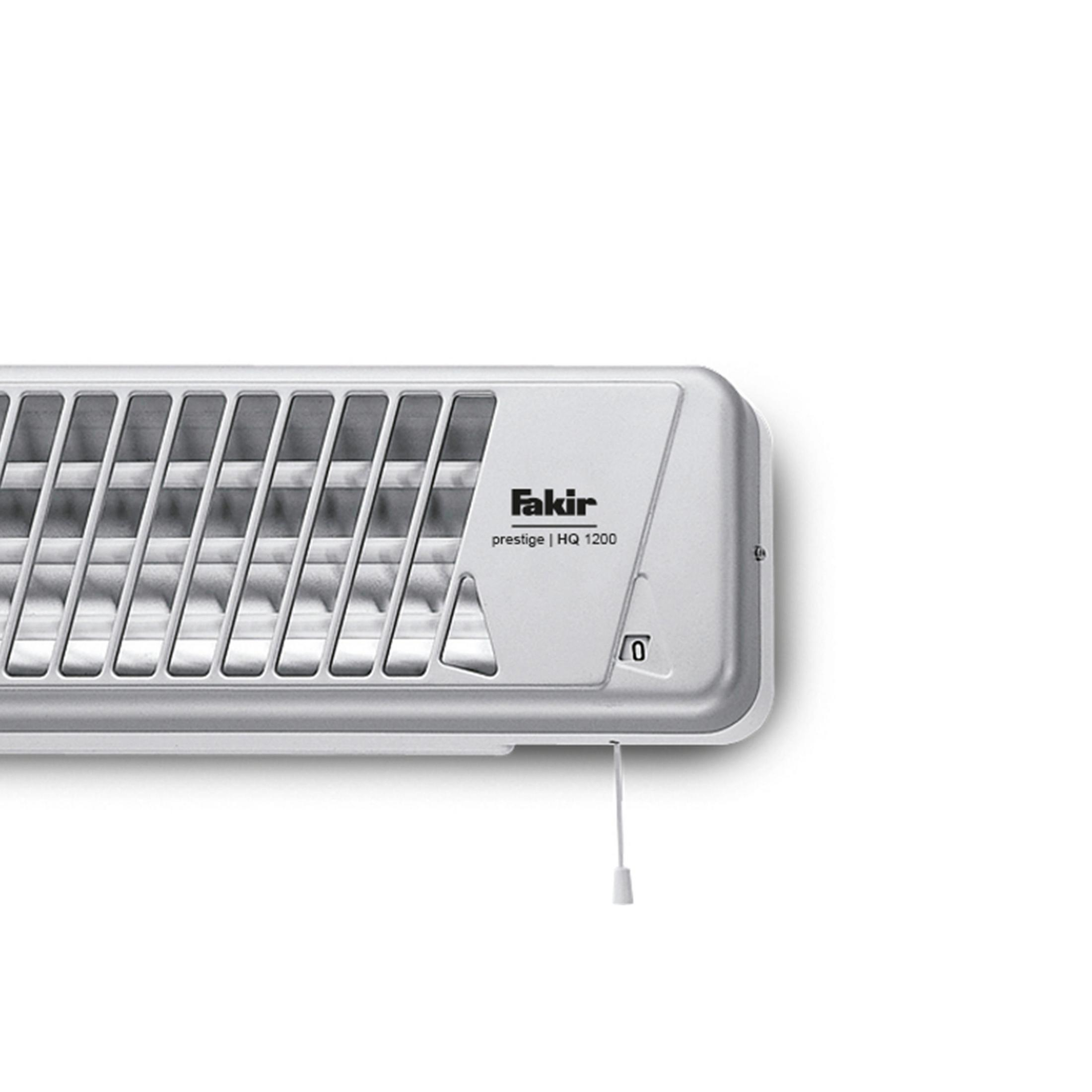 FAKIR 6349006 HQ 1200 SILBER/WEISS Heizstrahler (1200 Watt) | MediaMarkt