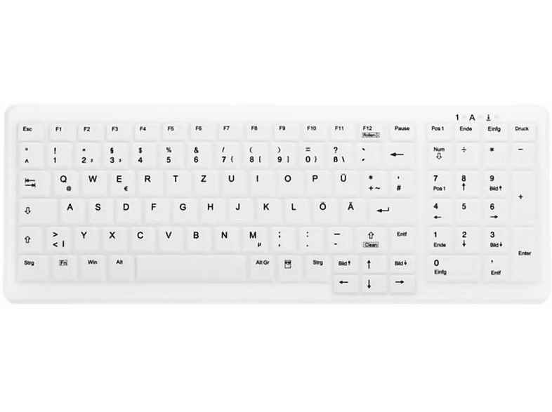 Teclado con cable | CHERRY AK-C7000, Alámbrico, Teclas iluminadas ...