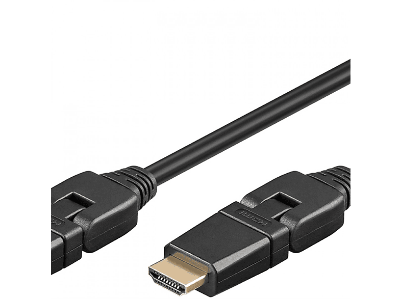 GOOBAY High-Speed-HDMI™-360°-Kabel mit Ethernet HDMI Kabel | MediaMarkt