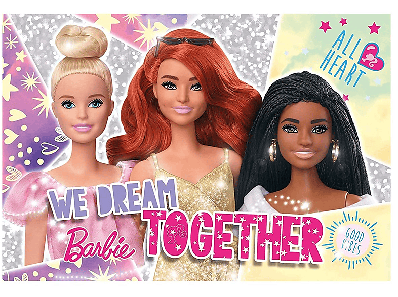 BARBIE Glitzer-Puzzle (50x35cm) 60 Teile, Barbie von Lisciani ...
