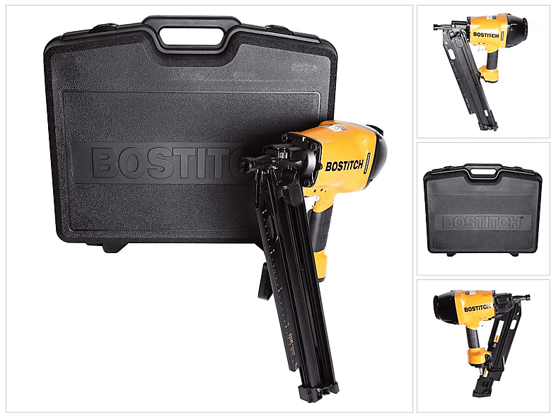 BOSTITCH F21PL-E 21° Anker Nagler / Rundkopf Streifennagler Druckluft ...