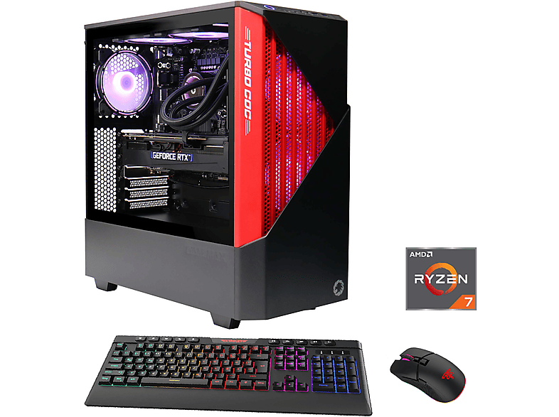 HYRICAN Contac BR 7113, Gaming-PC mit AMD Ryzen™ 7 7700X Prozessor, 16 GB RAM, 1 TB SSD, Intel ...