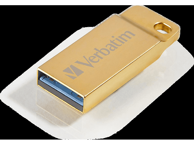 VERBATIM 99105 USB 3.0 DRIVE 32GB METAL EXEC. GOLD USB-Stick (Gold, 32 ...