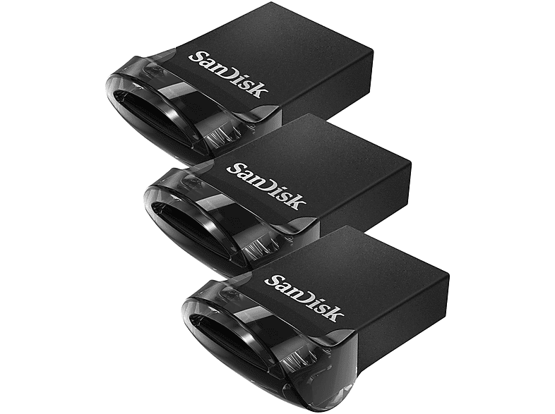 SANDISK SDCZ430-032G-G46T ULTRA FIT USB 32GB 3-PACK USB-Flash-Laufwerk ...