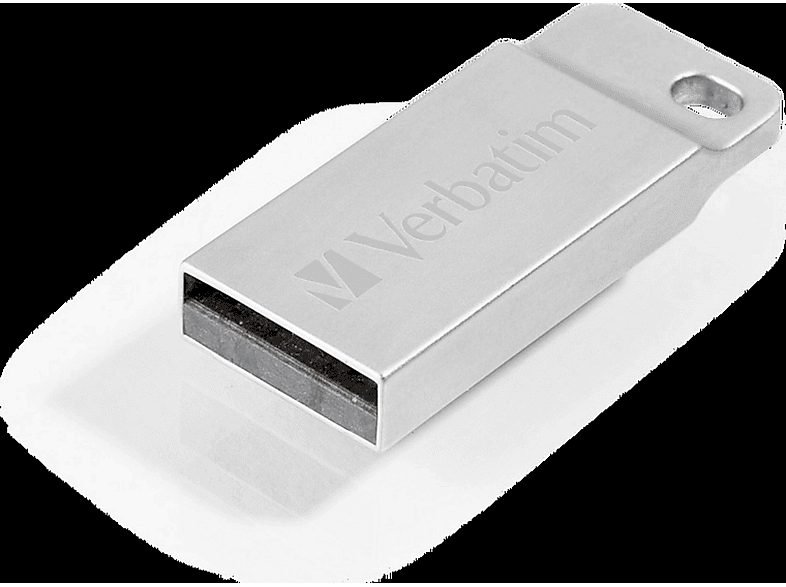 VERBATIM 98749 USB 2.0 DRIVE 32GB METAL EXEC. SILBER USB-Stick (Silber ...