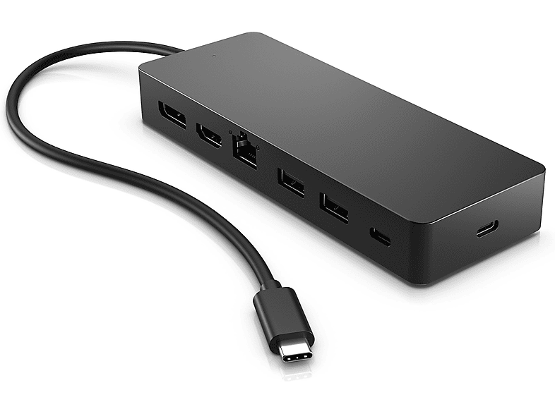 HP 50H98AA#ABB UNIVERSAL USB-C MULTIPORT HUB EURO, Dockingstation ...