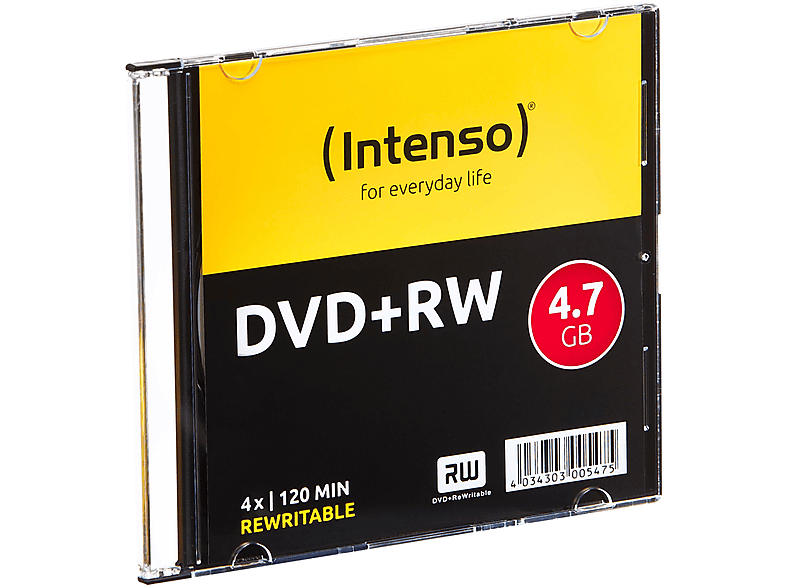 INTENSO DVD+RW 4.7GB, 4x DVD-spoel | MediaMarkt