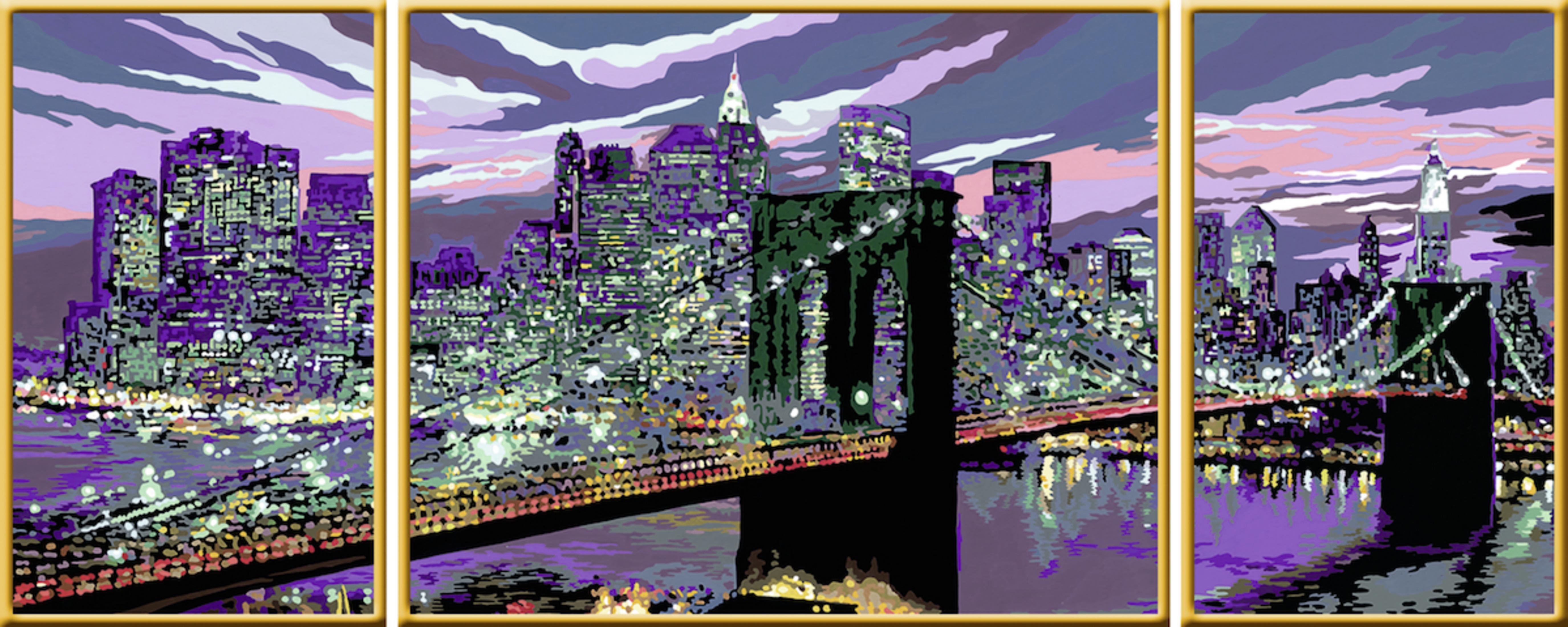 RAVENSBURGER 28951 SKYLINE VON NEW YORK Malen nach Zahlen Premium ...